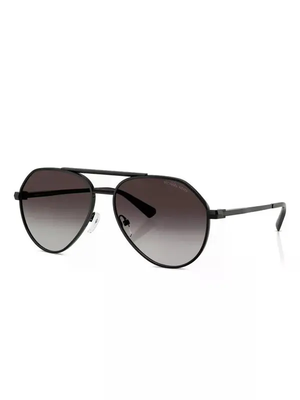 Michael Kors Brentwood Pilot-frame Sunglasses - Black