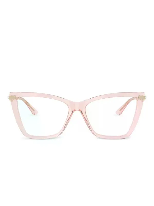 JIMMY CHOO Crystal-embellished Cat-eye Glasses
