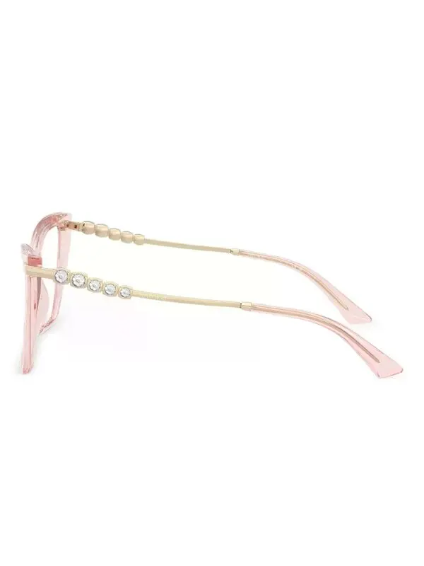 JIMMY CHOO Crystal-embellished Cat-eye Glasses