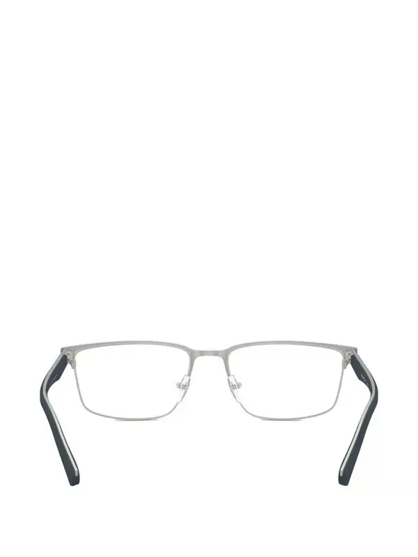 Emporio Armani Rectangle-frame Glasses - Silver