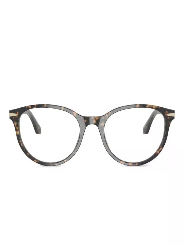 Giorgio Armani Tortoiseshell Glasses - Brown