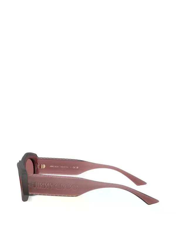 JIMMY CHOO Oval-frame Sunglasses