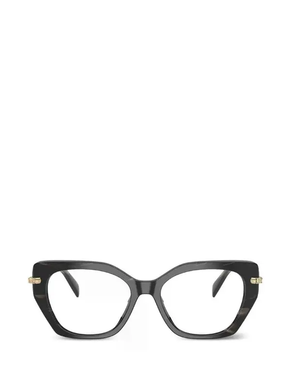 Michael Kors Horn Geometric-frame Glasses - Grey