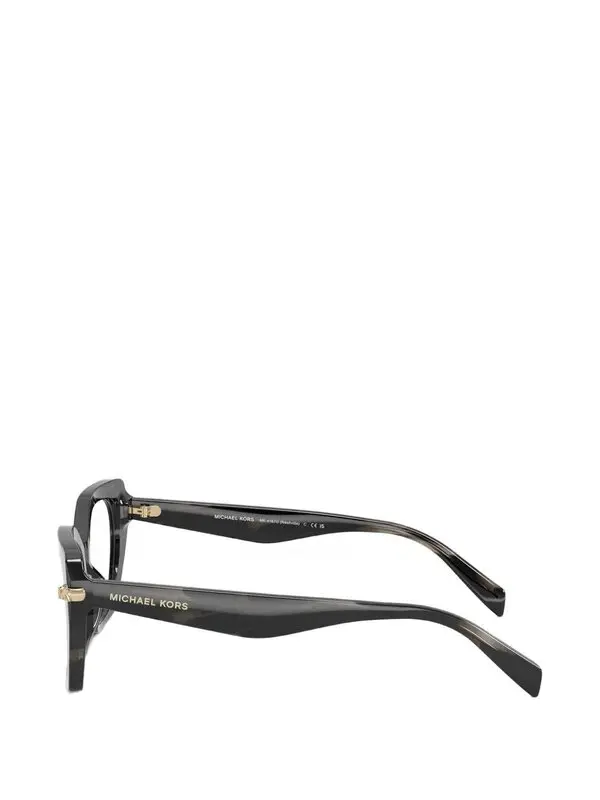 Michael Kors Horn Geometric-frame Glasses - Grey