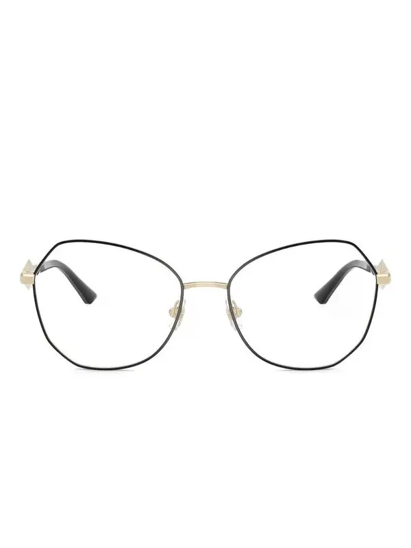 JIMMY CHOO Round-frame Clear-lenses Glasses