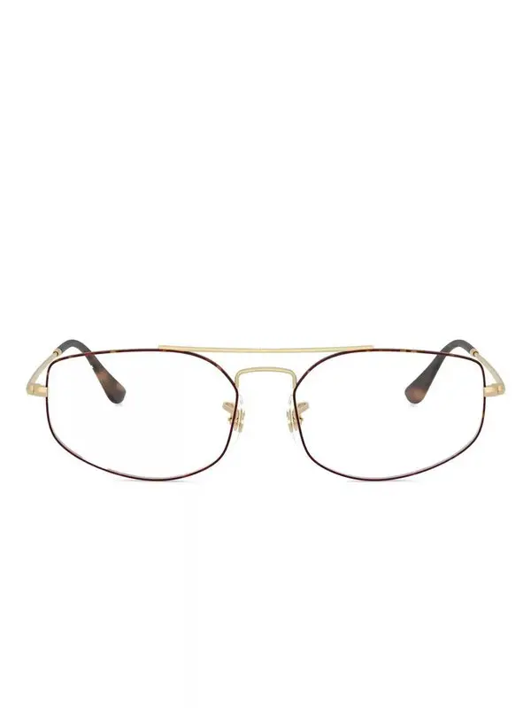 Ray-ban Explorer Geometric-frame Glasses - Brown