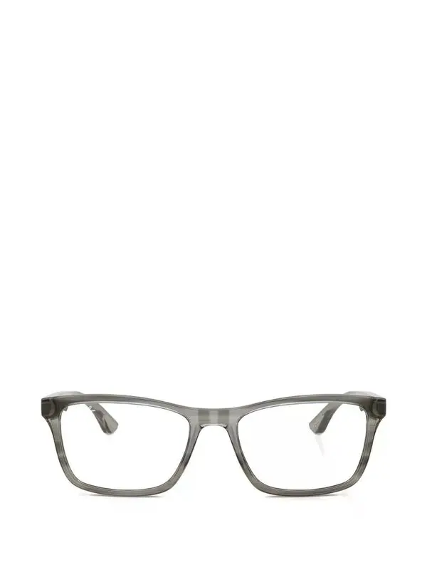 Ray-ban Striped Rectangle Glasses - Grey