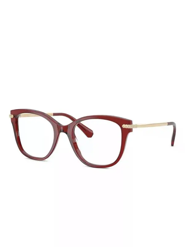 SWAROVSKI Crystal-embellished Square-frame Glasses