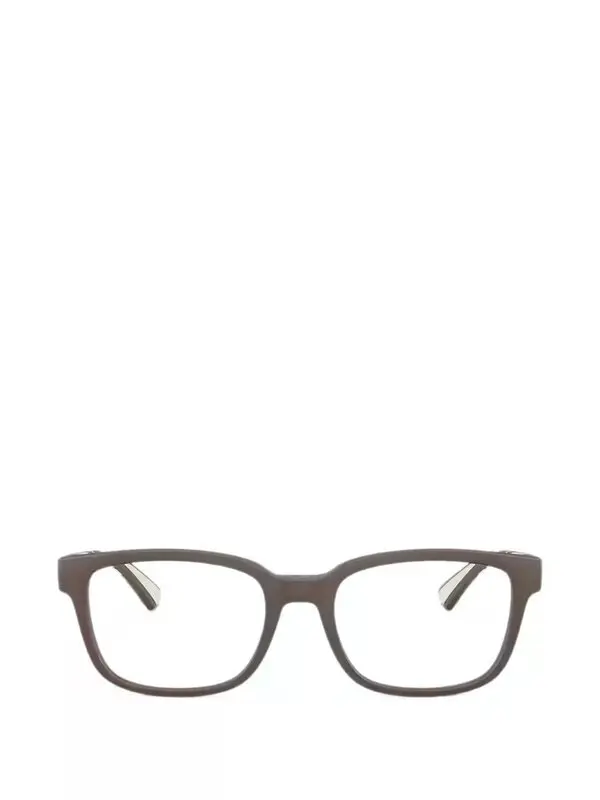 Burberry Check-print Rectangle-frame Glasses