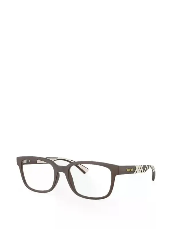 Burberry Check-print Rectangle-frame Glasses