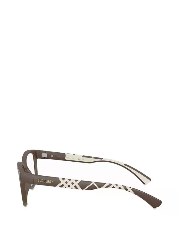 Burberry Check-print Rectangle-frame Glasses