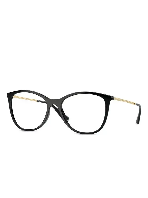 VOGUE EYEWEAR Round Frame Eyeglasses - Black