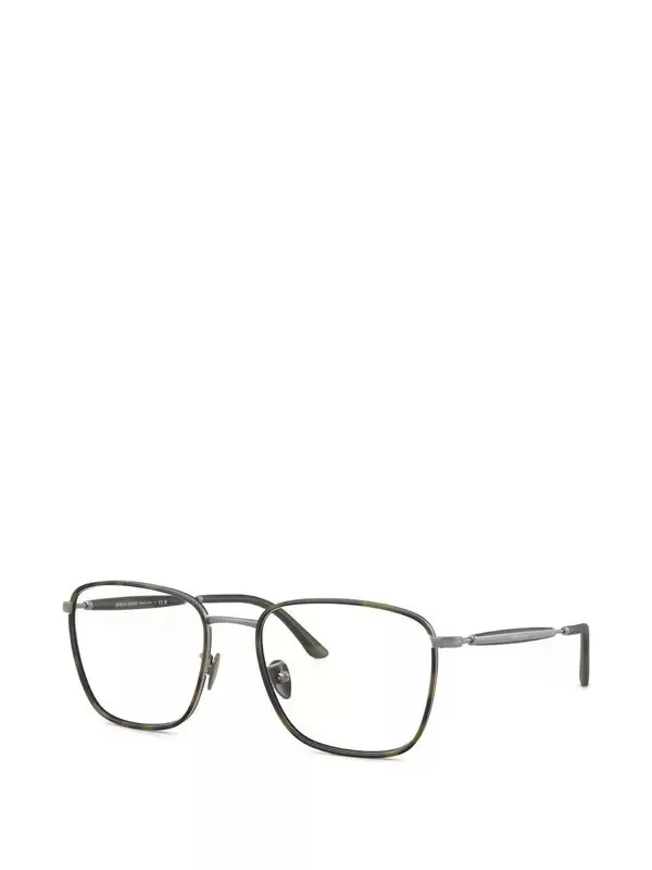 Giorgio Armani Square-frame Glasses - Brown