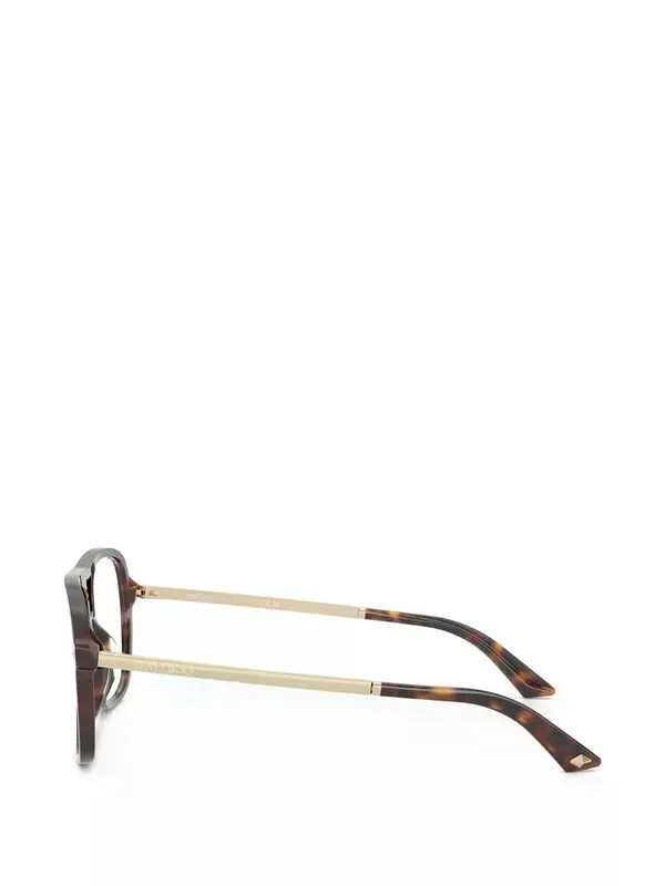 JIMMY CHOO Browline-frame Metal Glasses
