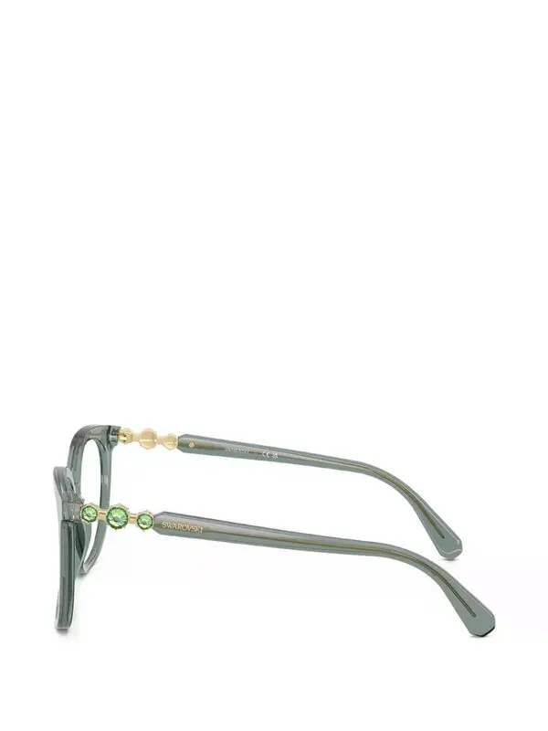 SWAROVSKI Round-frame Glasses