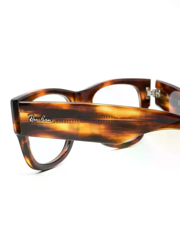 Ray-ban Tortoiseshell-effect Square-frame Glasses