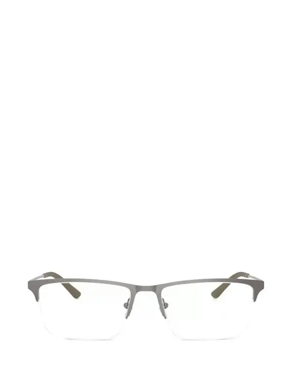Emporio Armani Rectangle-frame Glasses - Grey