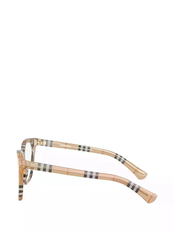 Burberry Check-pattern Square-frame Glasses