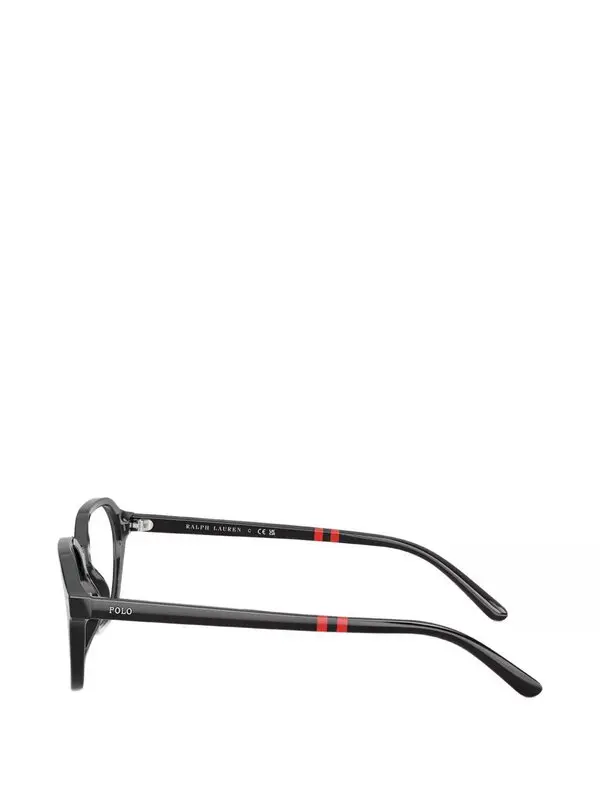 POLO RALPH LAUREN EYEWEAR Shiny Rectangle Glasses