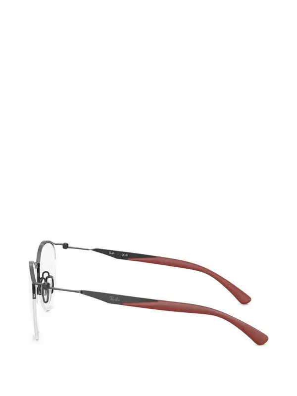 Ray-ban Round-frame Glasses - Black
