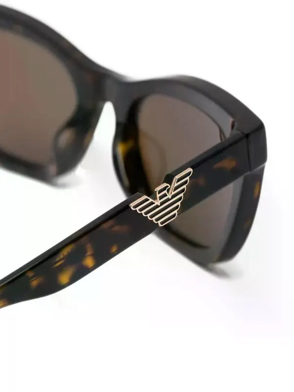 Emporio Armani Geometric Logo Sunglasses