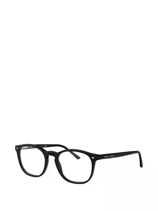 Giorgio Armani Square-frrame Glasses - Black