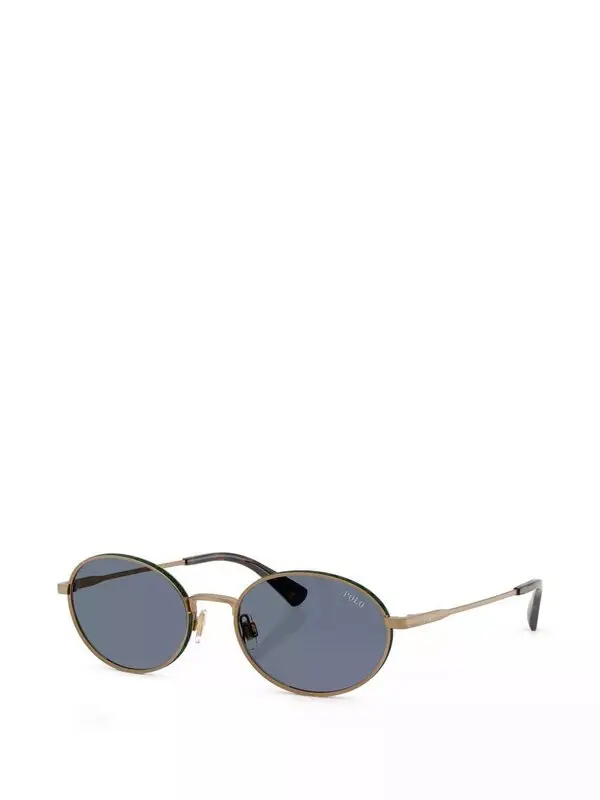 POLO RALPH LAUREN EYEWEAR Semi-shiny Round Sunglasses