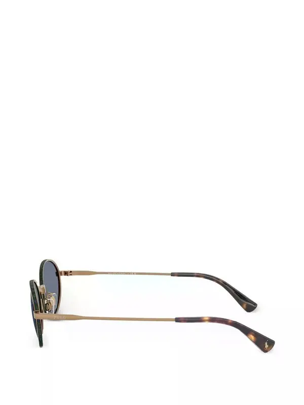 POLO RALPH LAUREN EYEWEAR Semi-shiny Round Sunglasses
