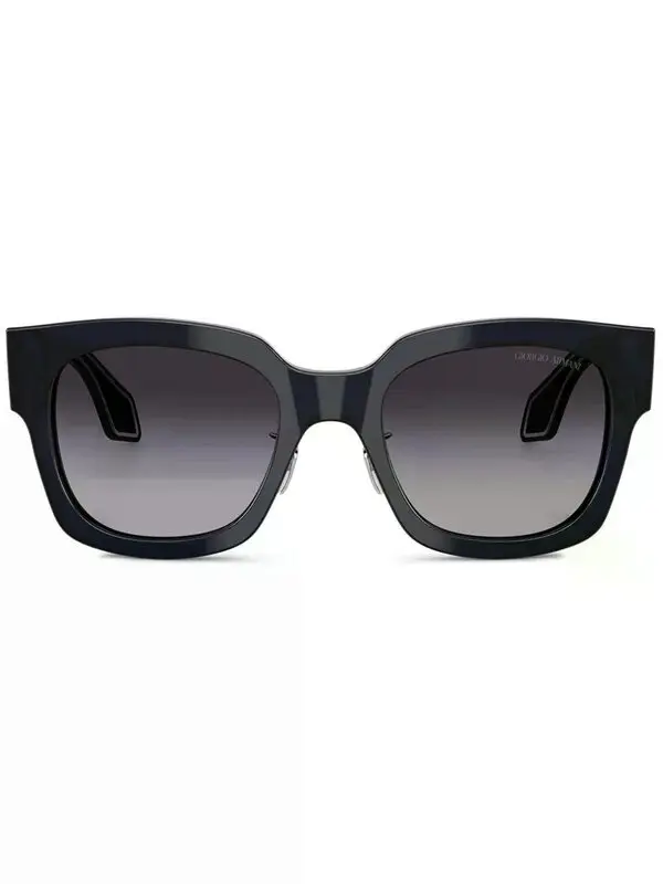 Giorgio Armani Square-frame Glasses - Blue