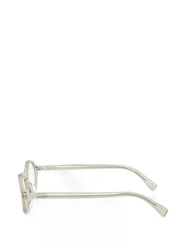 Miu Miu Regard Oval-frame Glasses