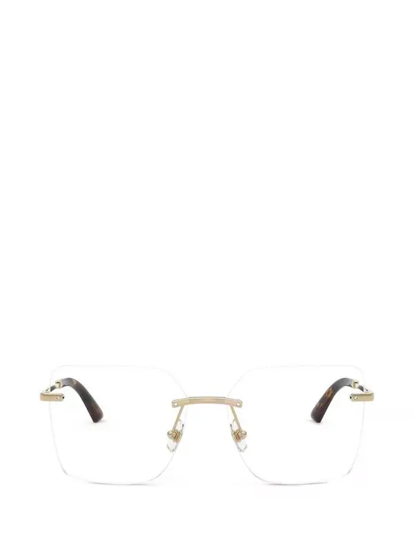 JIMMY CHOO Rimless Square-frame Glasses