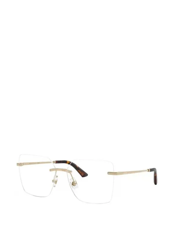 JIMMY CHOO Rimless Square-frame Glasses