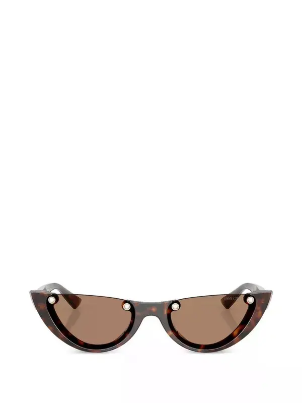 JIMMY CHOO Beth Havana Stud Sunglasses