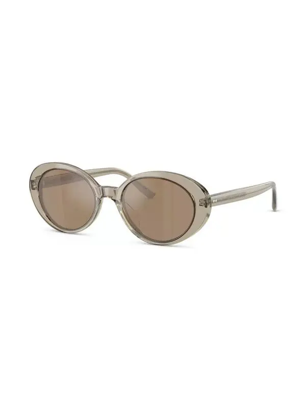 Oliver Spencer Transparent Round-frame Sunglasses