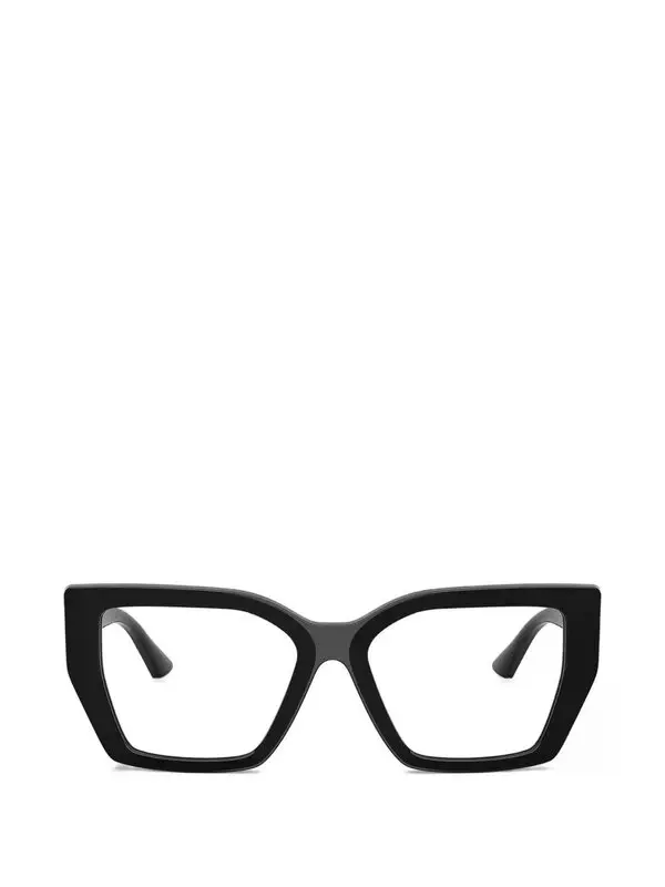 JIMMY CHOO Geometric-frame Glasses - Black