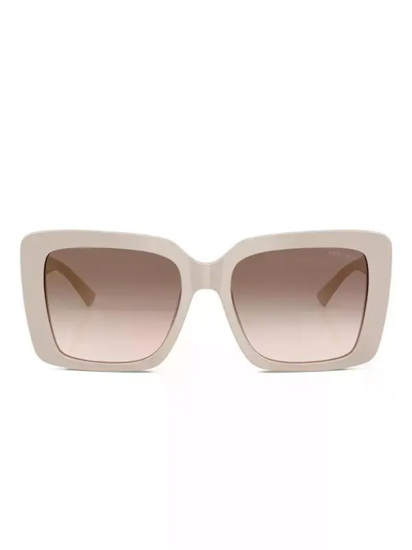 JIMMY CHOO Square-frame Sunglasses - Neutrals