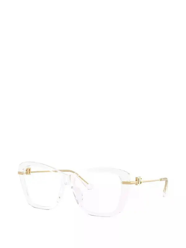 Dolce & Gabbana Logo-plaque Cat-eye Glasses