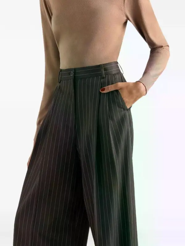 Dolce & Gabbana Pinstripe Wool Trousers