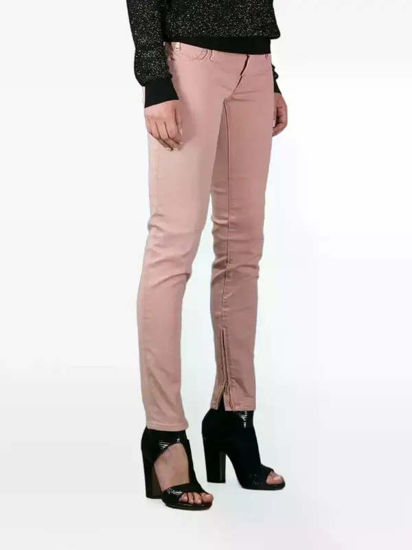 Dsquared2 Zip-detail Logo-embroidered Jeans