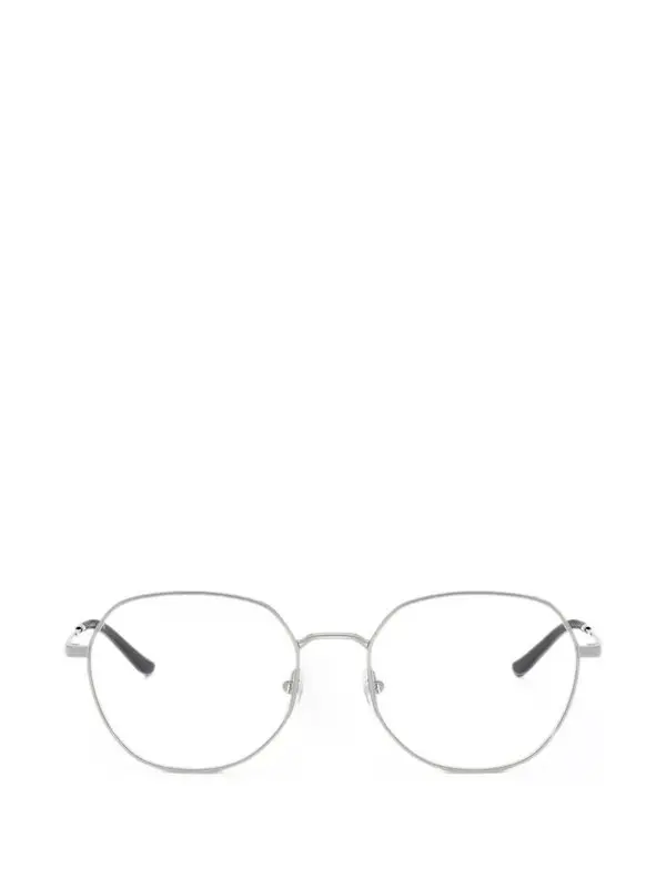 Emporio Armani Round-frame Glasses - Silver