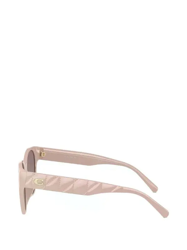 COACH Quilted-effect Logo-plaque Sunglasses
