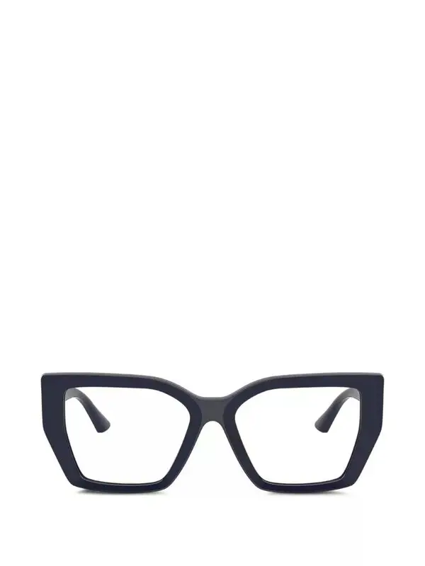 JIMMY CHOO Geometric-frame Glasses - Black