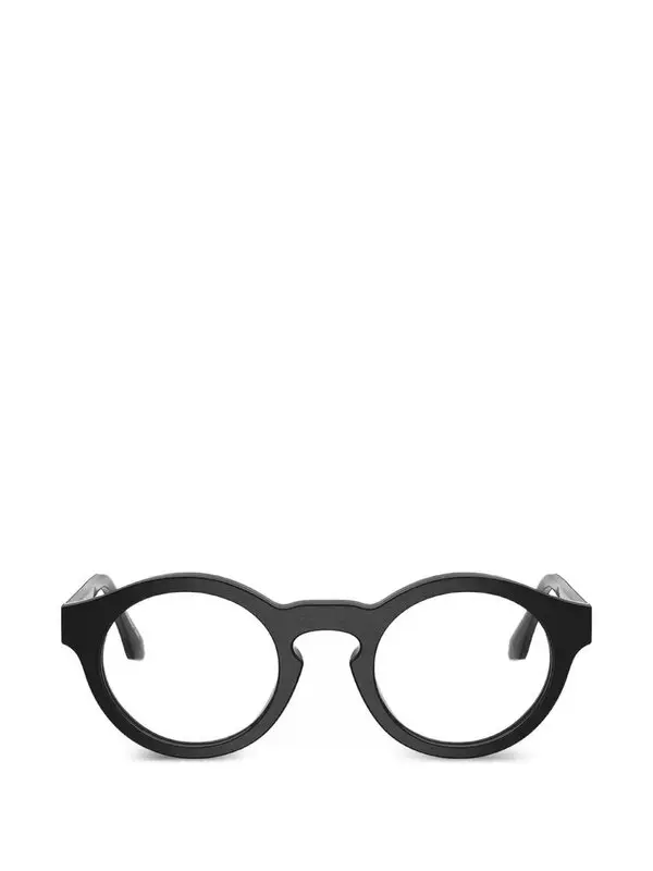 Giorgio Armani Round-frame Glasses - Black