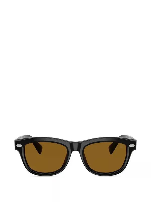 Brunello Cucinelli Rectangle-frame Sunglasses - Black