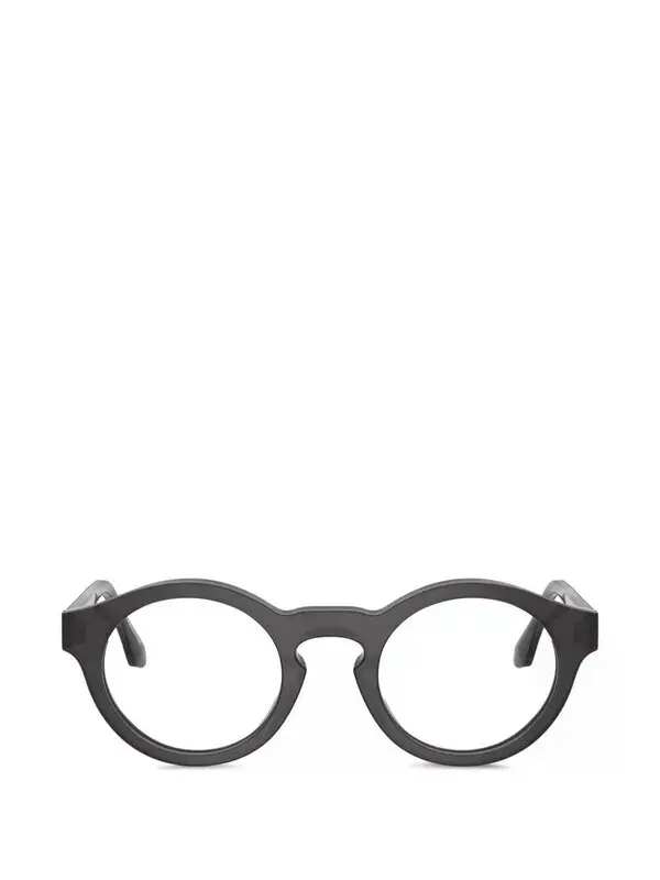 Giorgio Armani Round-frame Glasses - Grey