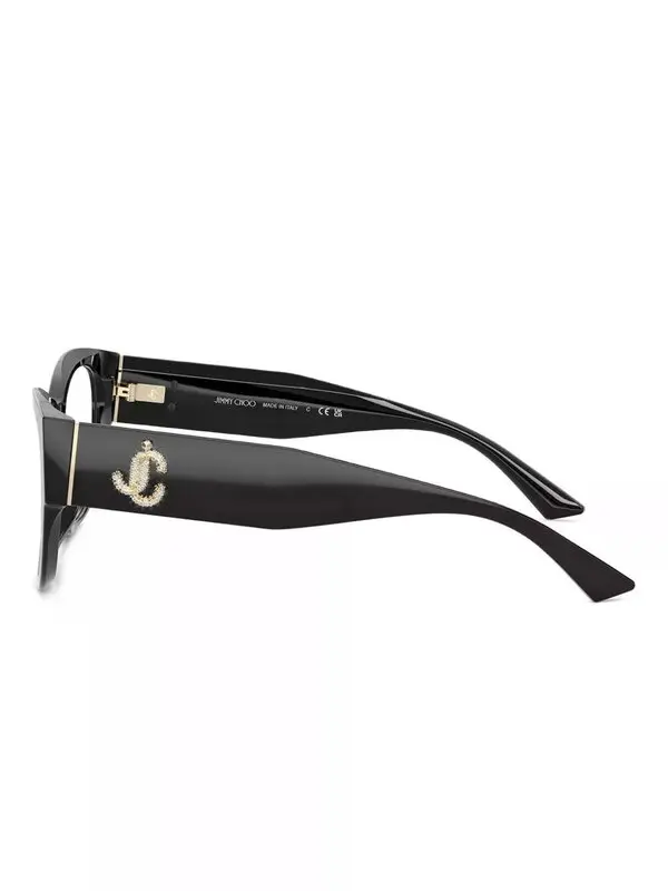 JIMMY CHOO Crystal-embellished Cat-eye Glasses
