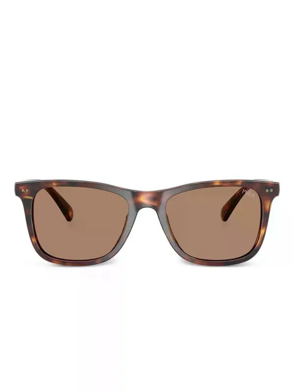 POLO RALPH LAUREN EYEWEAR Tortoiseshell Square Sunglasses