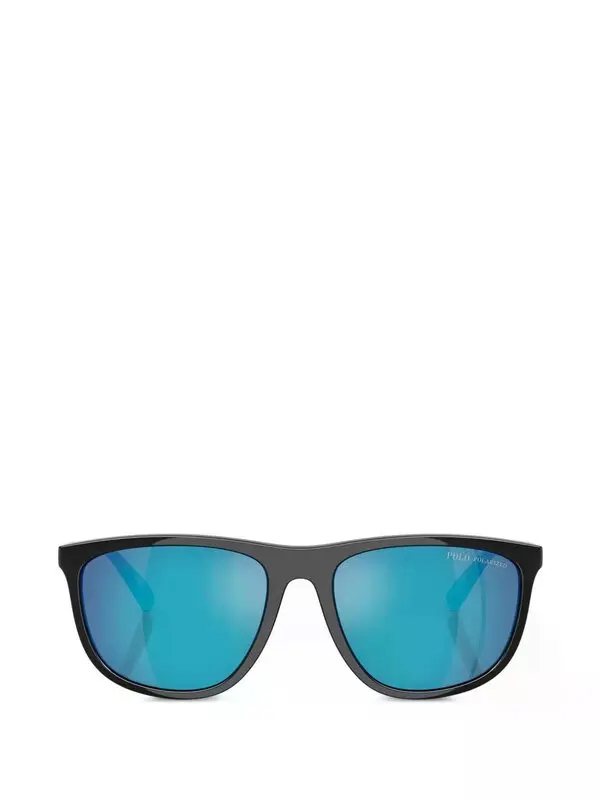 POLO RALPH LAUREN EYEWEAR Shiny Rectangle Sunglasses