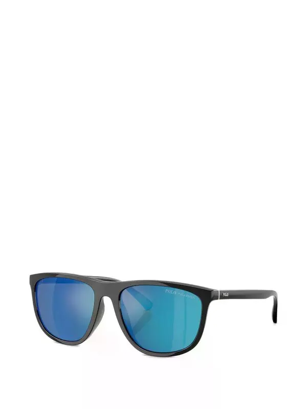 POLO RALPH LAUREN EYEWEAR Shiny Rectangle Sunglasses