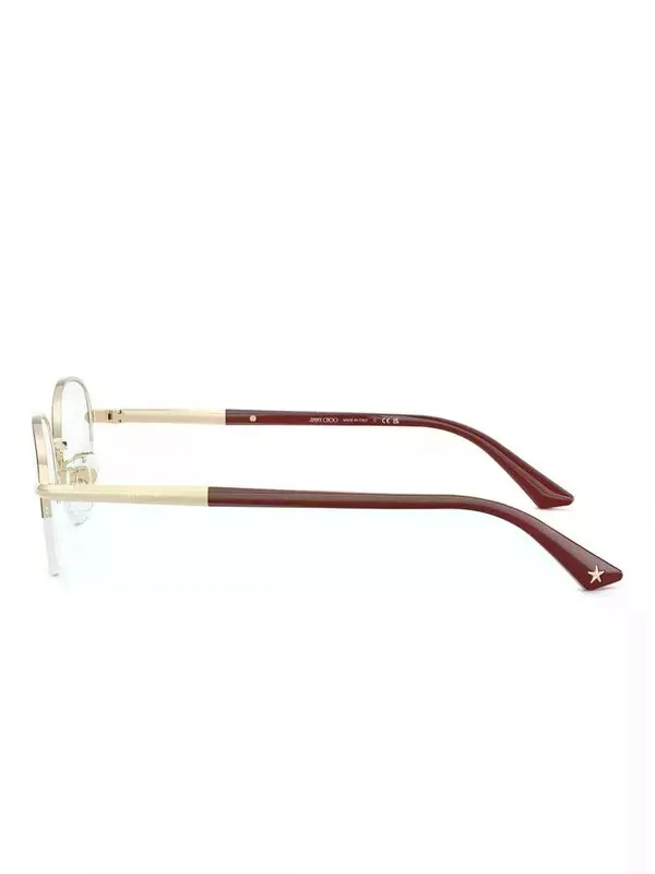 JIMMY CHOO Oval-frame Glasses